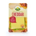 arla cheddar slices 150g mild white cheddar cheese 35 % fat milk salt ...